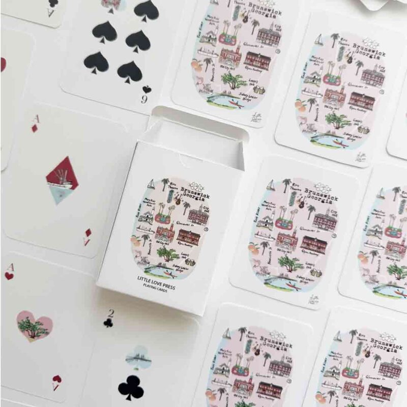 Custom City Map Playing Cards - Little Love Press