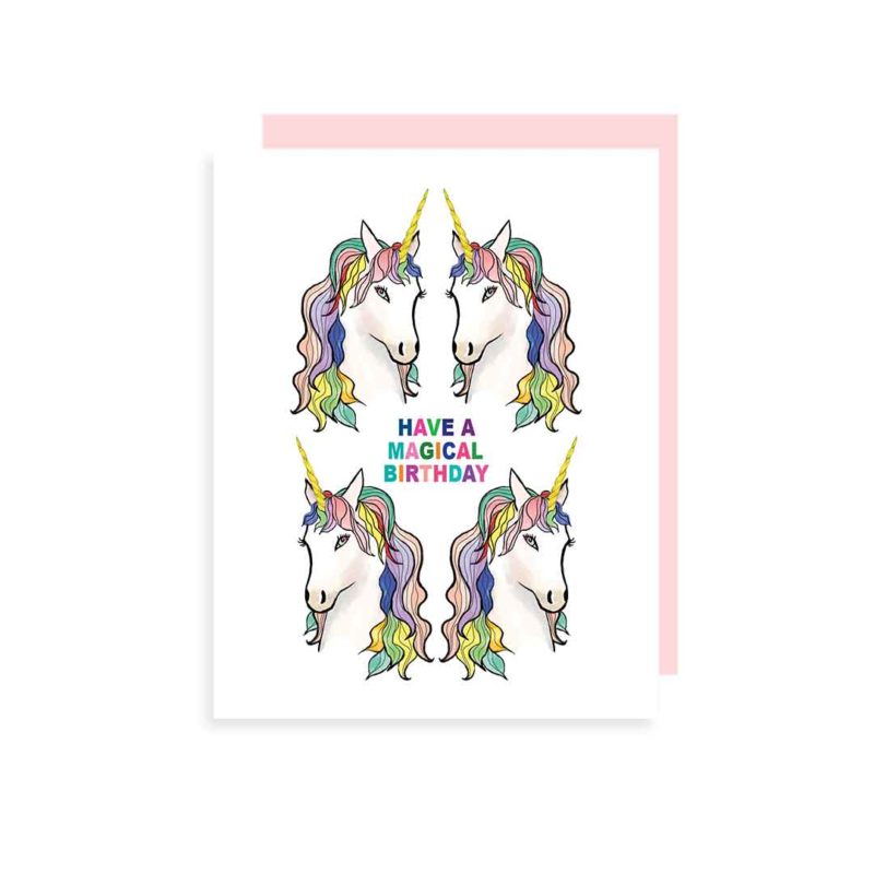 Unicorn Birthday Card - Little Love Press