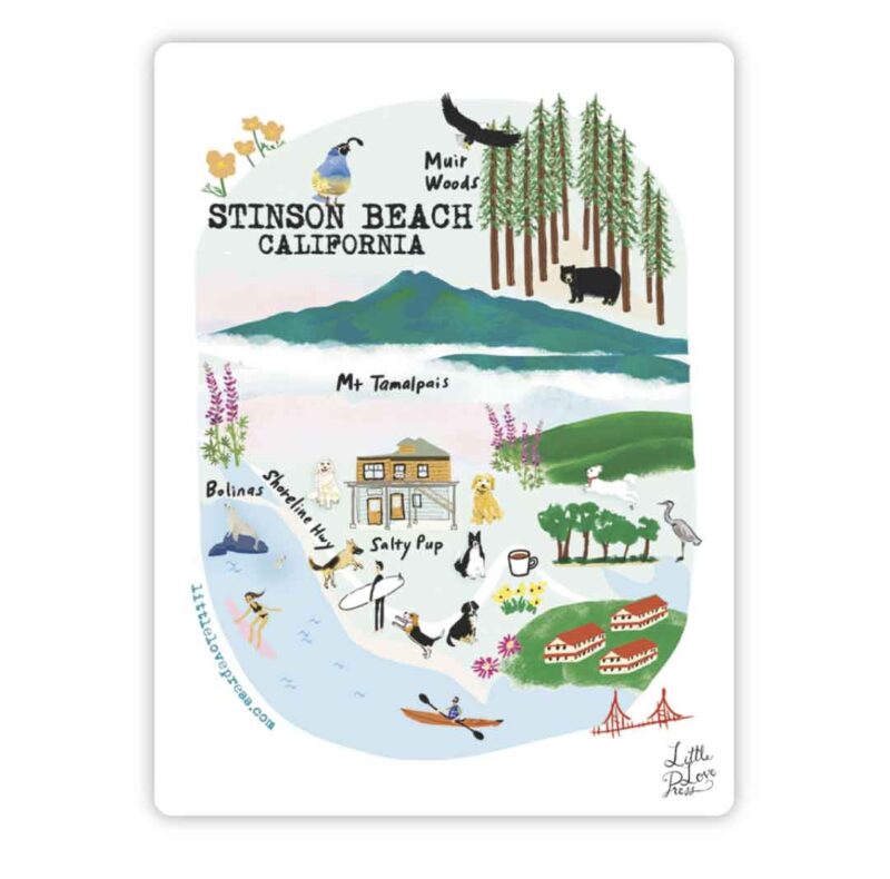 Custom City Map Magnet - Little Love Press